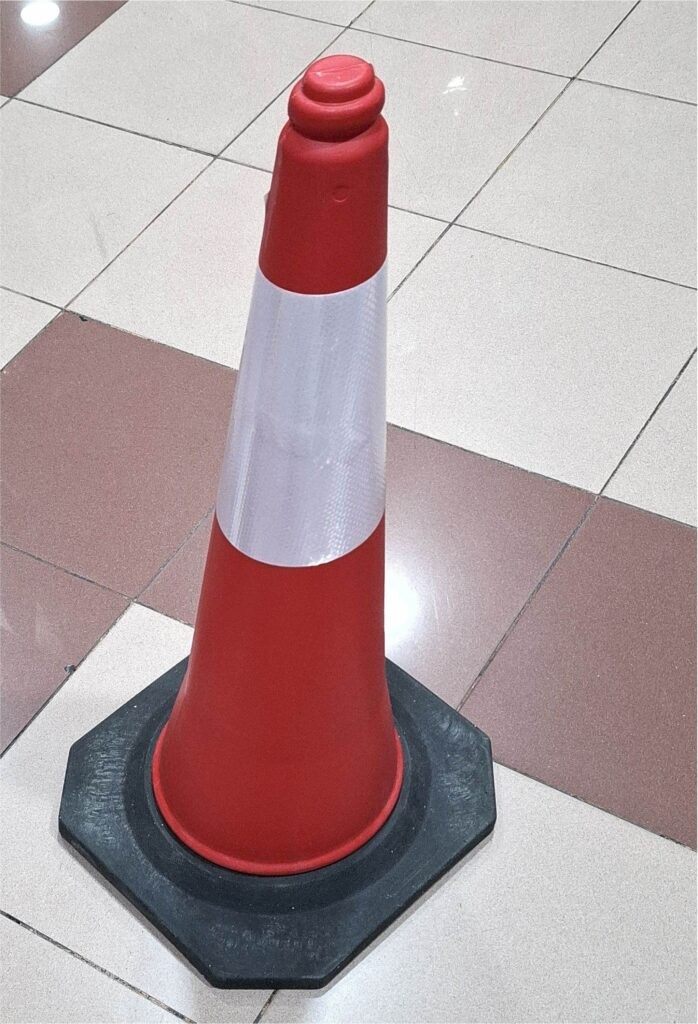 Unbreakable PVC Warning Traffic Cone